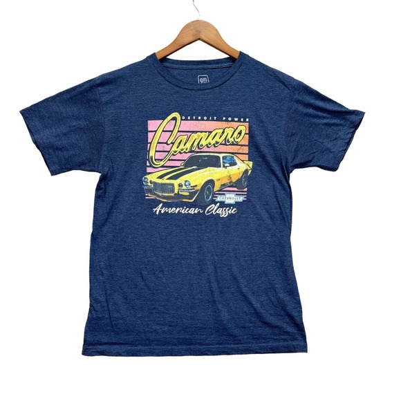 chevrolet | Shirts | Chevy Chevrolet Ss Camaro Blue Classic Detroit ...